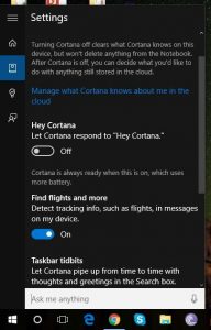 Easily Toggle Cortana's Always Listening Function On Windows 10