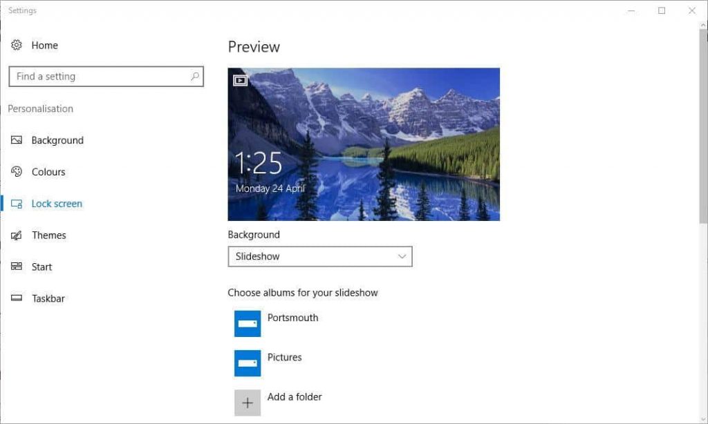 Fix 'Windows Spotlight not working' with a customized slideshow