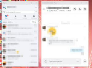 How to split and regroup Skype Windows