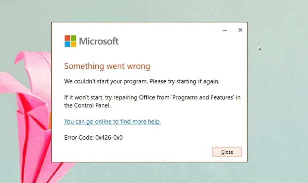 C digo De Error 0x426 0x0 En Microsoft Office C mo Arreglarlo C digo De Error 0x426 0x0 En Microsoft Office C mo Arreglarlo