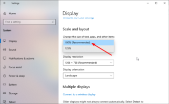 How to fix blurry fonts in Windows 10/11 Modern UI