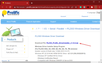 How to install the PL2303 (Prolific) driver in Windows 11