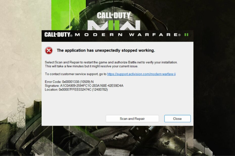 0x00001338 Error Code In COD Modern Warfare Fix 