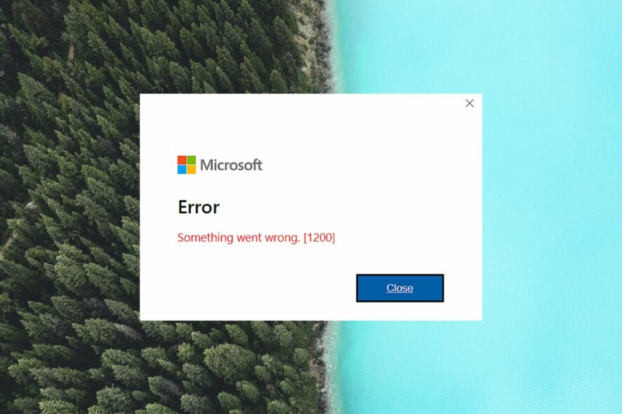Error 1200 How To Fix This Microsoft Sign in Issue Error 1200 How To Fix This Microsoft Sign in Issue