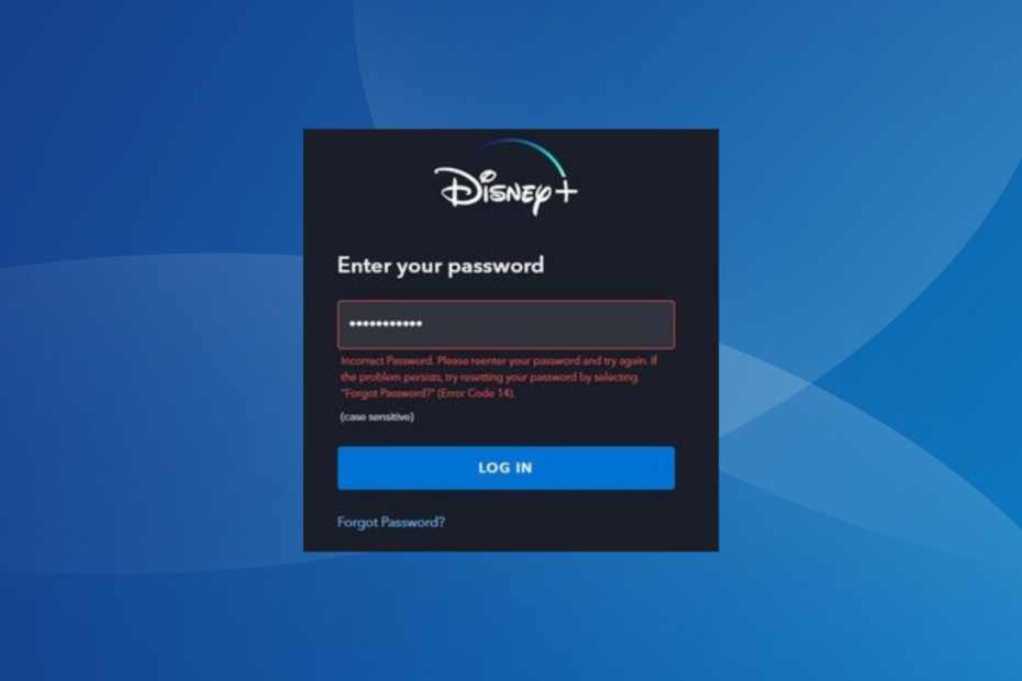 Solved: Error Code 14 on Disney Plus