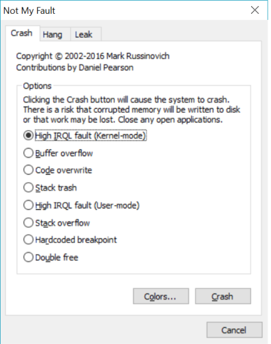 Microsoft expert advises against using keyboard shortcuts to force crashes