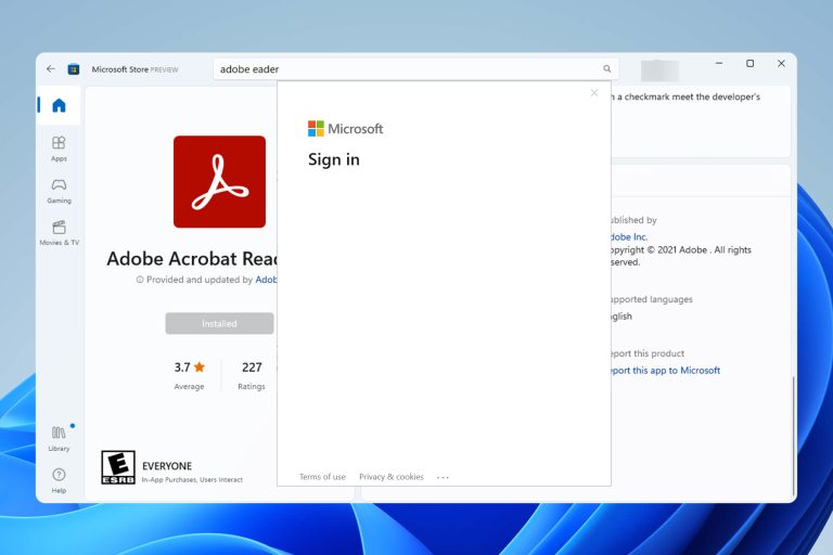 White window issue is blocking Microsoft Store and Edge login for many
