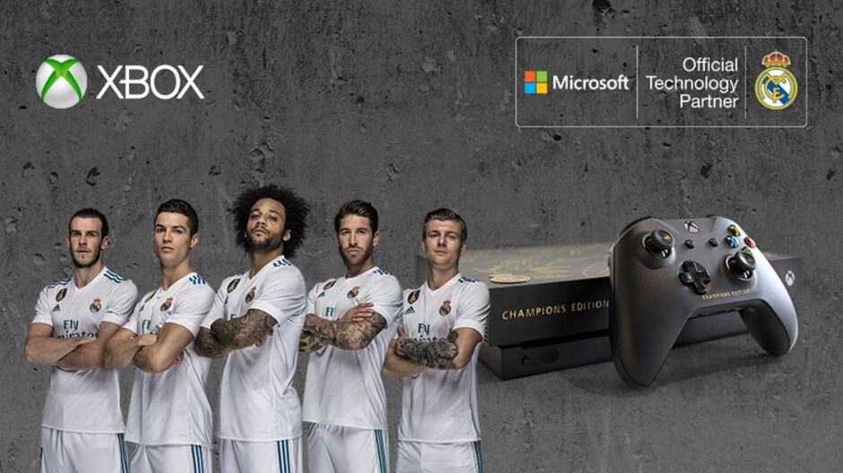 Enter now to win a custom Real Madrid Xbox One X