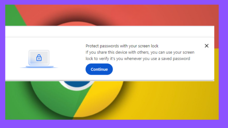 Chrome adds security boost for Passwords: Verifying with Screen Lock ...