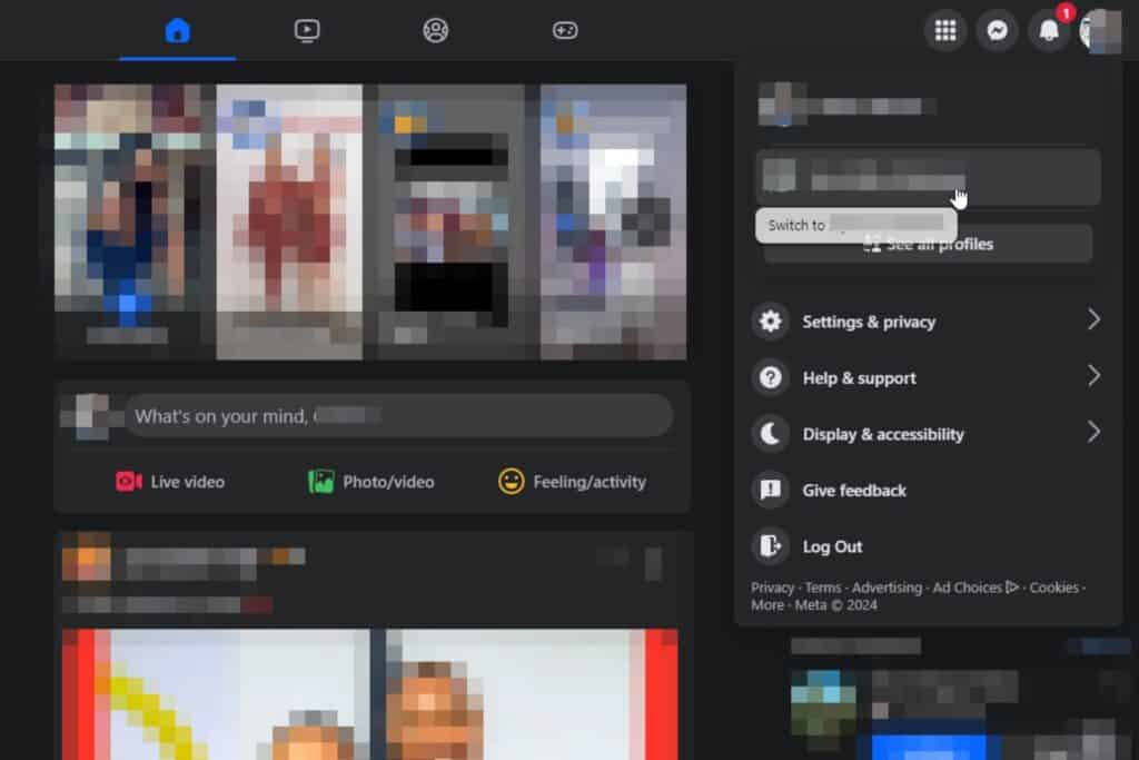 How to Get Your Facebook Switch Account Button When It's Missing
